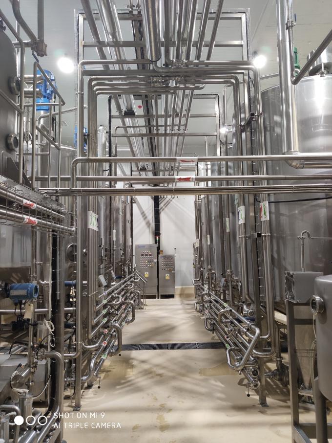 Auto CIP Cleaning 100000 LPH UHT Milk Processing Equipment