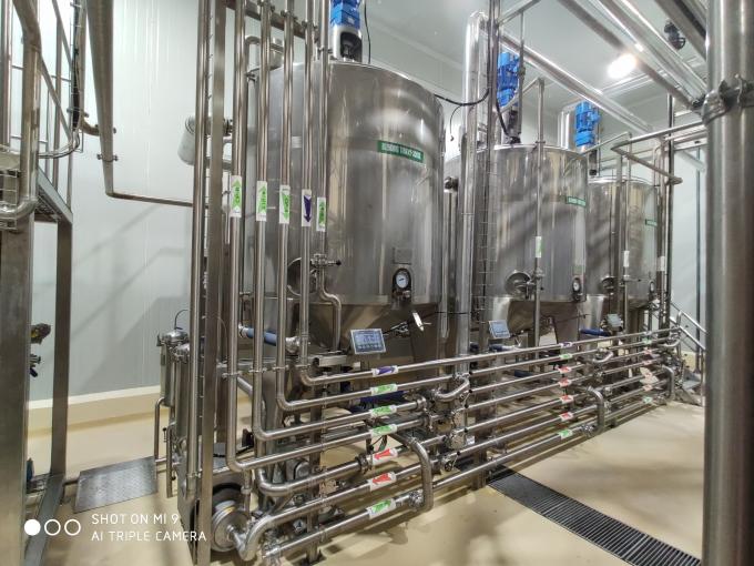 Full Auto CIP Cleaning Condensed Milk Production Line